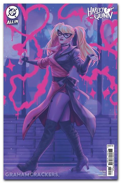 Harley Quinn #52 (2021) cover e higginbottom variant | Graham Crackers Comics, Ltd.