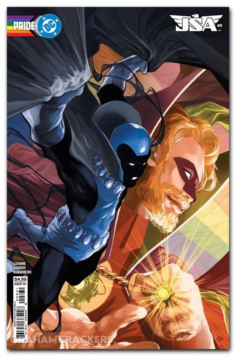 JSA #8 (2024) cover c aguillo dc pride variant | Graham Crackers Comics, Ltd.