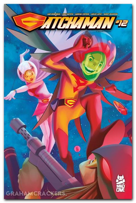 Gatchaman #12 cover a | Graham Crackers Comics, Ltd.