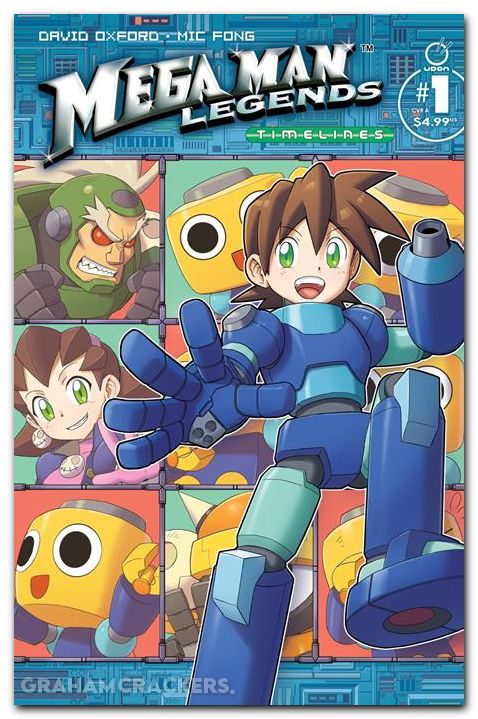Mega Man Legends Timelines #1 (2025) cover a | Graham Crackers Comics, Ltd.