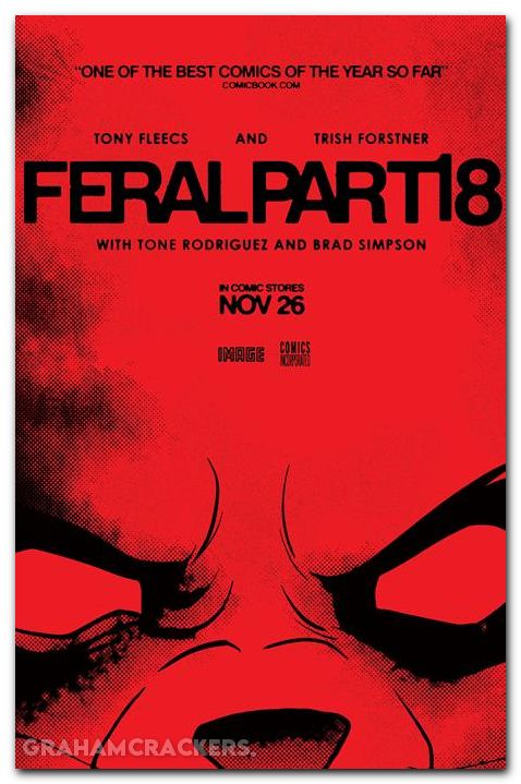 Feral #19 cover b fleecs movie poster homage variant | Graham Crackers ...