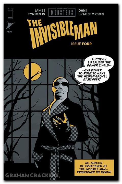 Universal Monsters The Invisible Man #4 (2025) cover c aja pulp variant ...