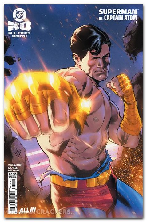DC KO Superman Vs Captain Atom #1 (2025) cover c meyer variant | Graham ...