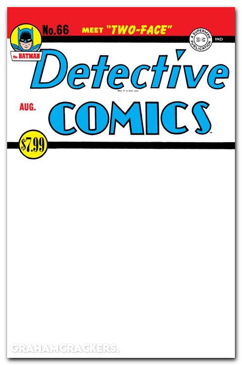 Detective Comics #66 (1937) 2025 facsimile edition cover d Blank ...