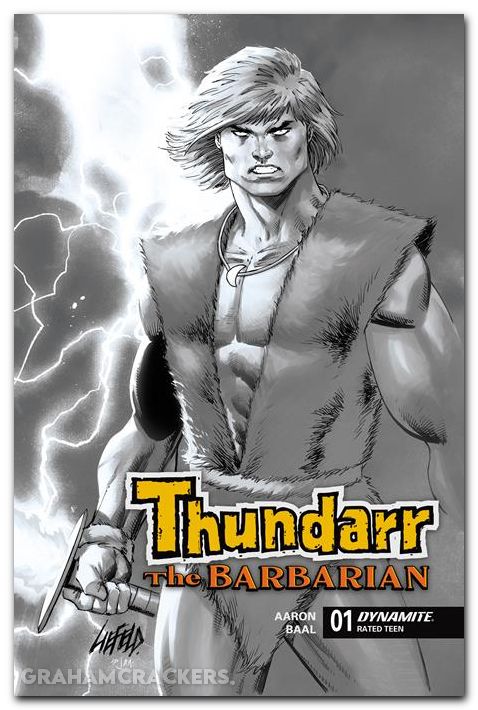 Thundarr The Barbarian #1 (2026) cover m liefeld line art variant ...