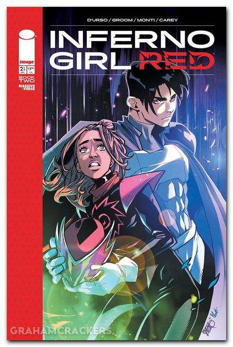 Inferno Girl Red Book Two #2 (2025) cover a | Graham Crackers Comics, Ltd.