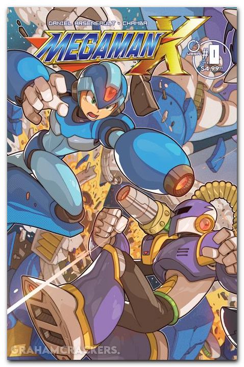 Mega Man X #0 (2026) cover b huang variant | Graham Crackers Comics, Ltd.