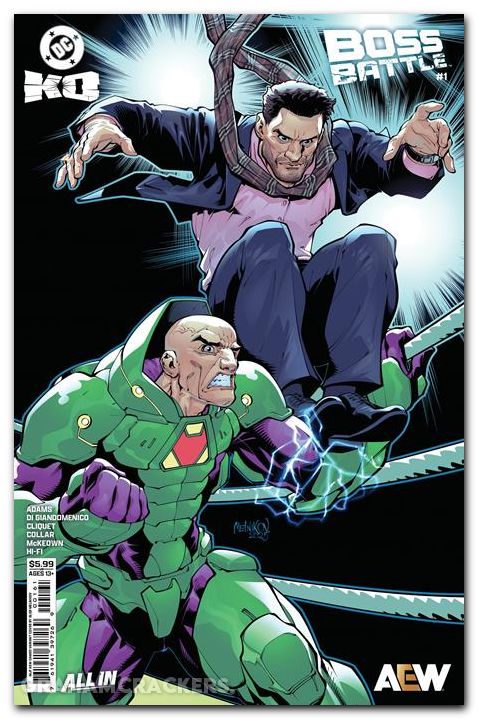 DC X AEW #1 (2026) cover b johnson variant | Graham Crackers Comics, Ltd.