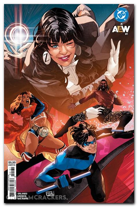 DC X AEW #1 (2026) cover c galmon variant | Graham Crackers Comics, Ltd.