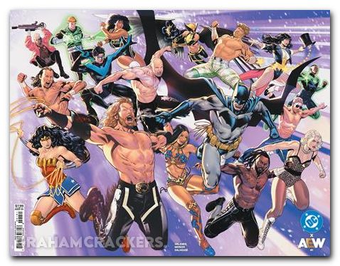 DC X AEW #1 (2026) cover e meyer foil variant | Graham Crackers Comics ...
