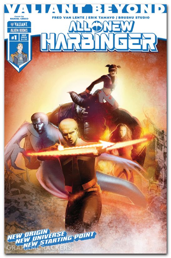 Valiant Beyond All-New Harbinger #1 (2025) cover c calero connecting ...