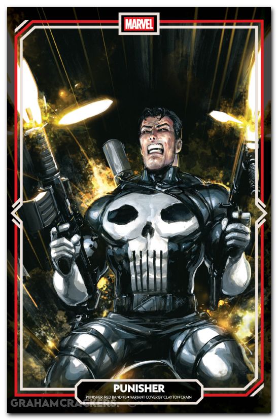 Punisher Red Band #5 (2025) crain variant | Graham Crackers Comics, Ltd.
