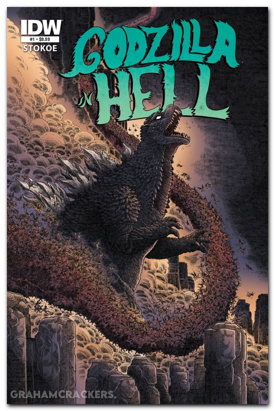 Godzilla In Hell #1 (2015) 2025 godzilla 70th anniversary foil classics ...