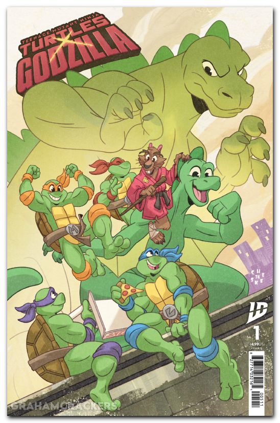 Teenage Mutant Ninja Turtles X Godzilla #1 (2025) cover d galloway ...