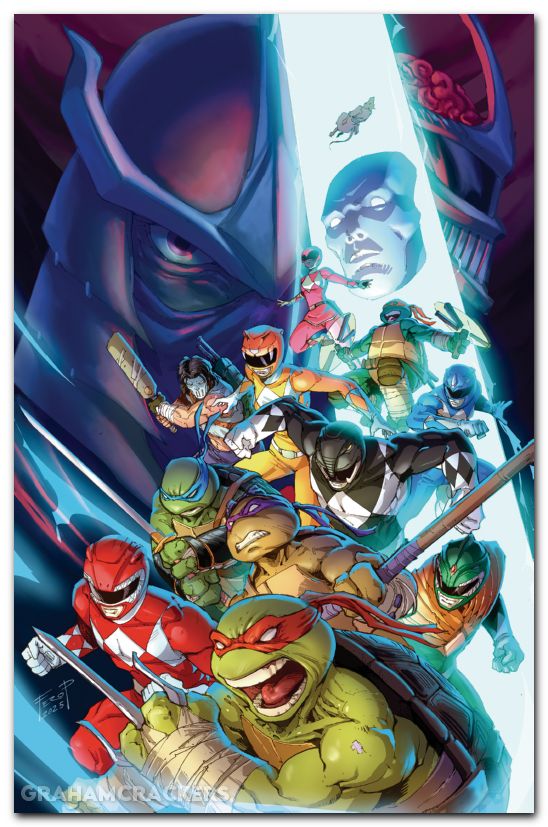 Power Rangers Teenage Mutant Ninja Turtles III #2 (2025) cover f pe ...