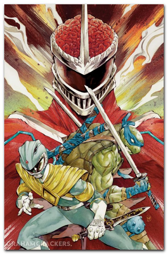 Power Rangers Teenage Mutant Ninja Turtles III #4 (2025) cover h hill ...