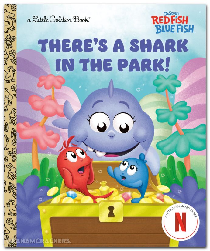 Dr Seuss Red Fish Blue Fish Theres A Shark In The Park Little Golden ...