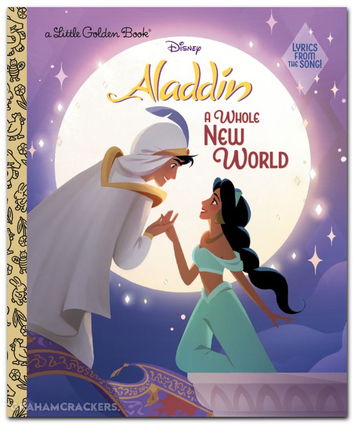 Little Golden Book Disney #Aladdin A Whole New World | Graham Crackers ...