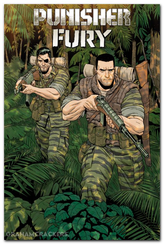 Punisher And Fury Max By Garth Ennis Omnibus HC #01 Burrows DM Cover ...