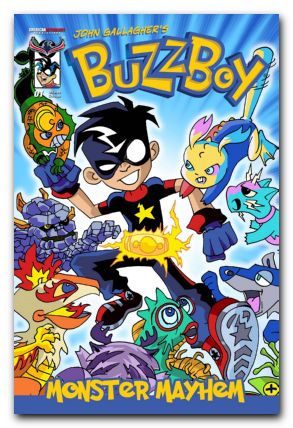 Buzzboy Go Digital Monster Mayhem #1 heroes vs monsters Cover | Graham ...