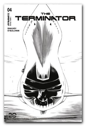 Terminator #4 (2024) cover i shalvey line art variant | Graham Crackers ...