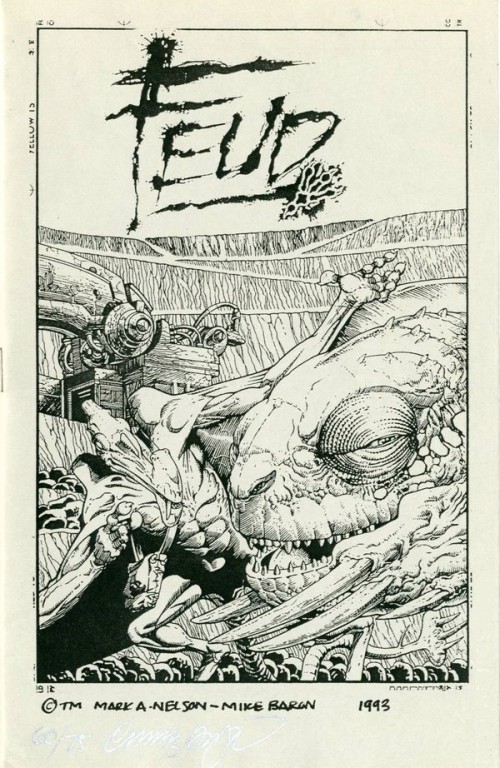 Feud #ashcan (1993) signed | Graham Crackers Comics, Ltd.