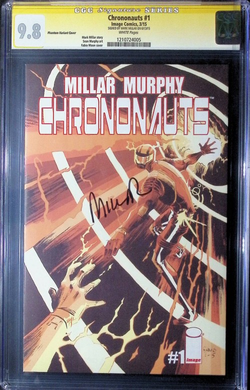 Chrononauts #1 (2015) phantom variant CGC 9.8 signed | Graham Crackers ...