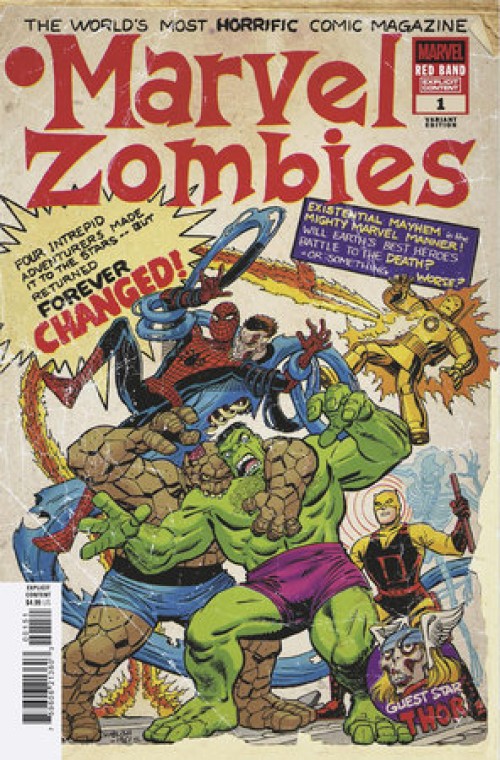Marvel Zombies Red Band #1 (2025) koblish retro zombie variant | Graham ...