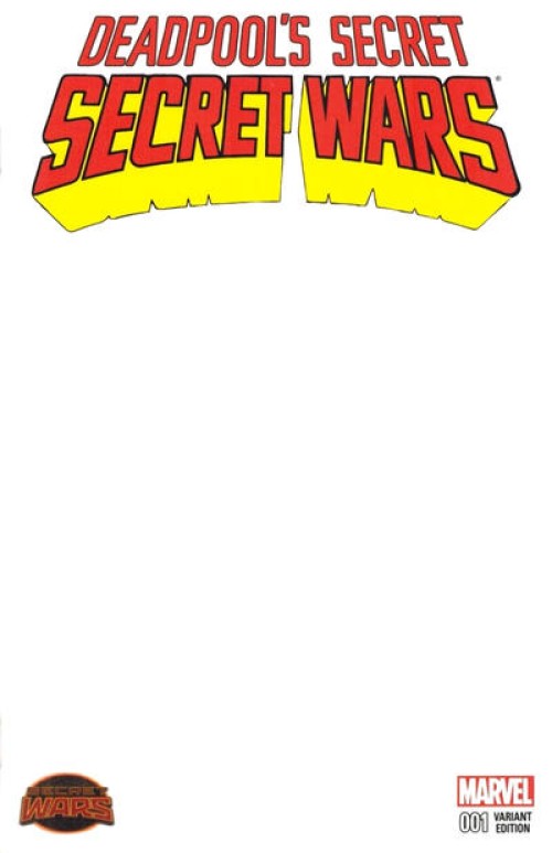 Deadpools Secret Secret Wars #1 (2015) Blank cover | Graham Crackers ...